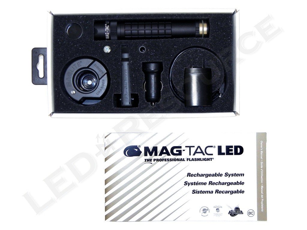 Maglite MAG-TAC LED Rechargeable Review - LED-Resource